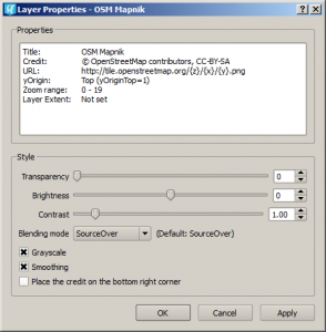 QuickMapServices: in gray | NextGIS