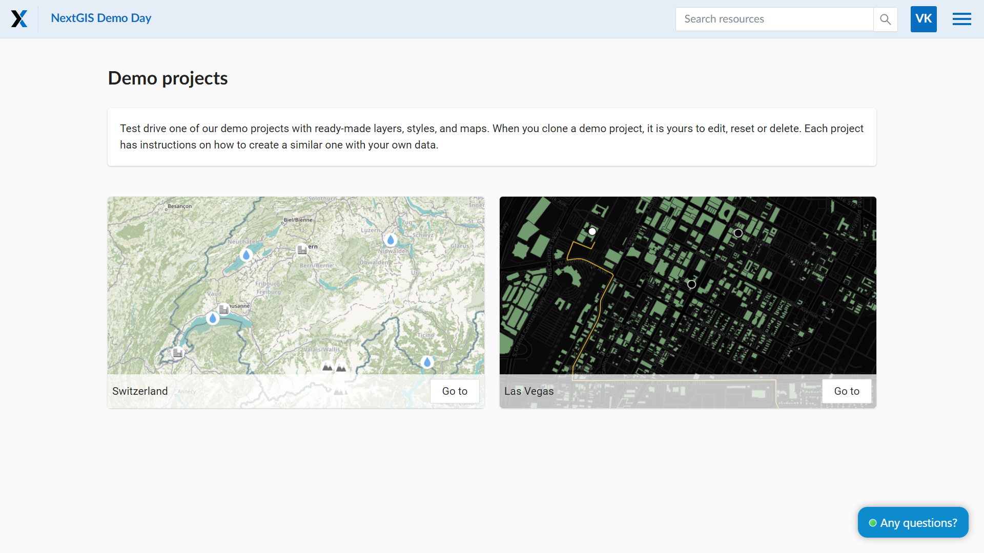 Exploring the capabilities of NextGIS Web is easy