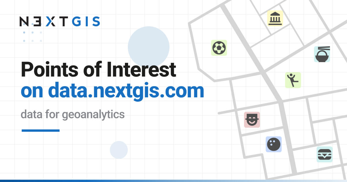 Points of Interest Data from NextGIS